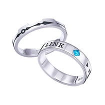 Link Click Ring Cheng Xiaoshi Lu Guang Link Click Pair Ring